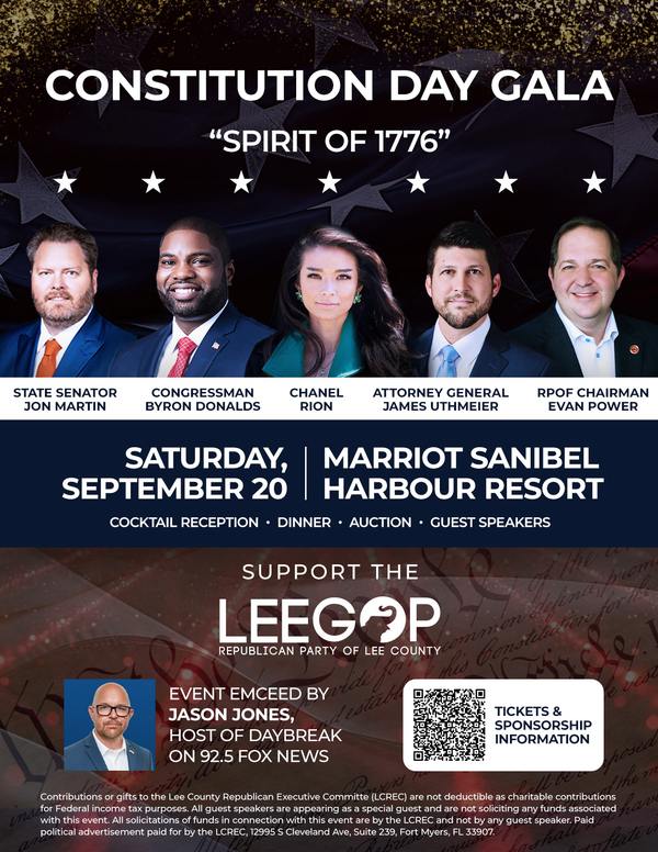 Constitution Day Gala: Spirit of 1776 - Lee County Republican Executive ...